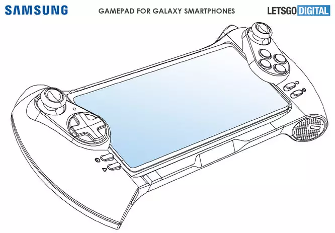 Samsung patented isang bagong gamepad para sa mga smartphone. 10464_2