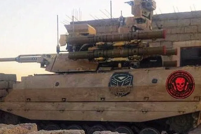 Robot chiến đấu Nga được nhìn thấy ở Syria