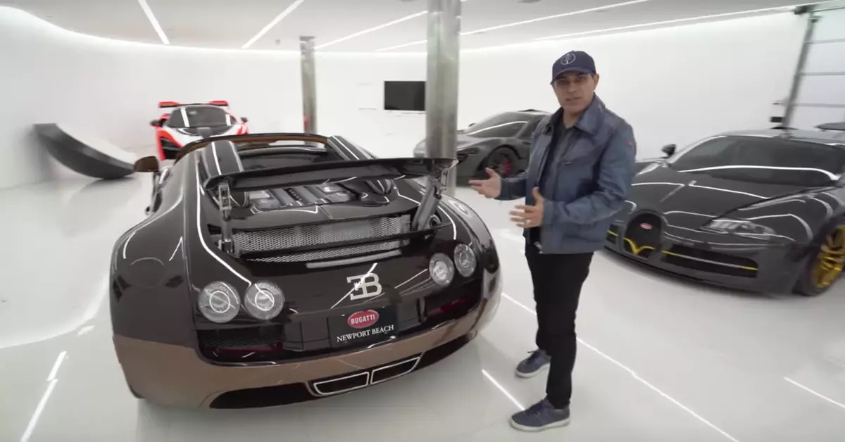 Kādas naudas summas maksā hipercar Bugatti Veyron saturu