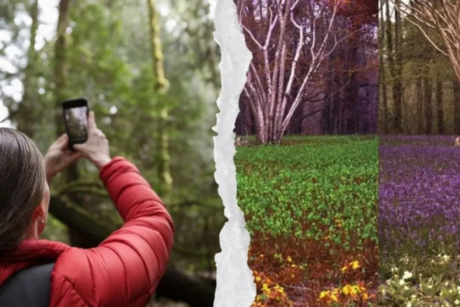 Foto ogen van dieren - een unieke beeldredacteur is gemaakt