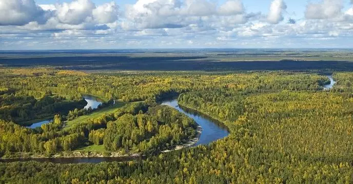 I Sibirien, fann stora insättningar av gamla kolväten