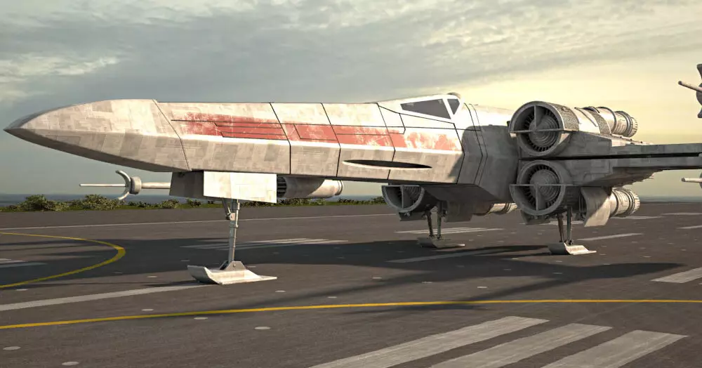 როგორ Boeing დააყენა მეამბოხე გემების "Star Wars" შევიდა ჰაერში