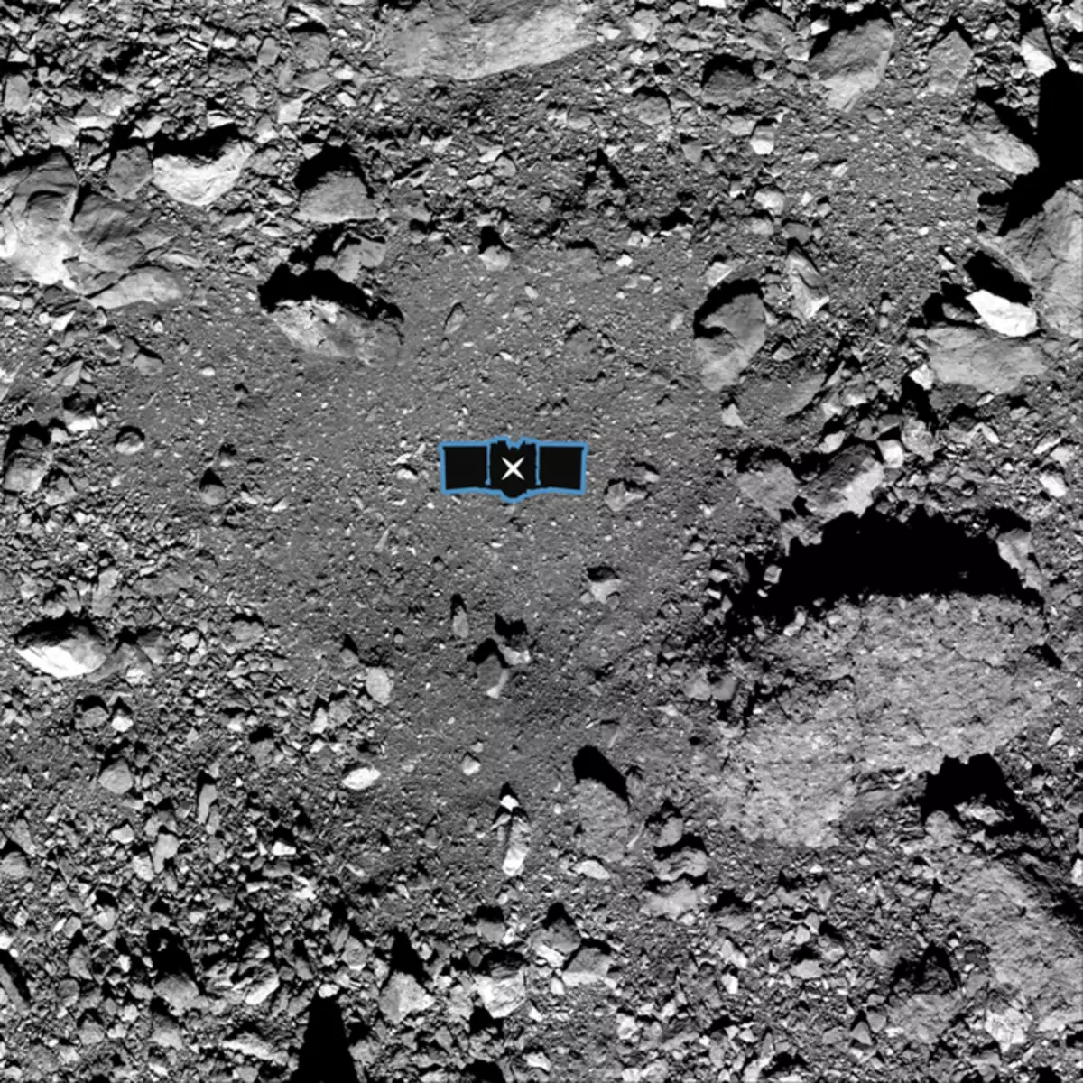 NASA memilih tempat untuk memagar tanah di beno asteroid