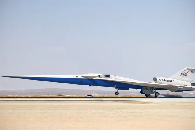 Specialists will begin to the final assembly of the "quiet" supersonic aircraft NASA