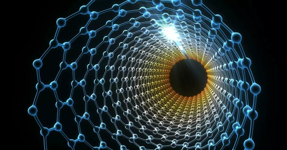 Skoltech kreis flekseblan travideblan konduktoron de nanotubes