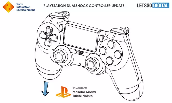 Sony патентиран нов GamePad