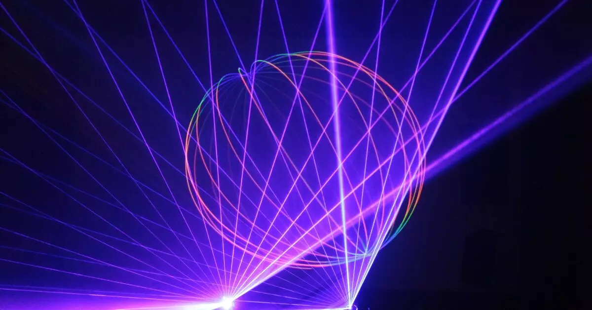 Refraction of sweet: entertaining experience with a laser