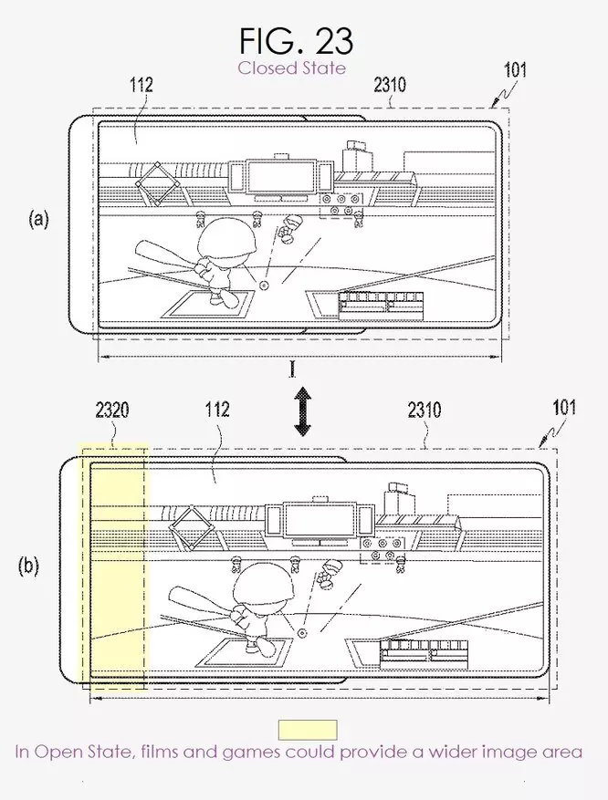 Samsung өсүп келе жаткан экрандагы смартфондо иштей алат 2642_4