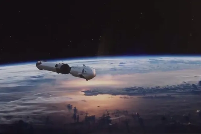 SPACEX zeigte der ISS-Crew Dragon-Animation