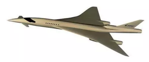 1998. Dassault Falcon SST. Fabricante francês da popular classe de negócios jet falcon aviões por um longo tempo, sem sucesso tentou despertar um interesse em seu análogo supersônico