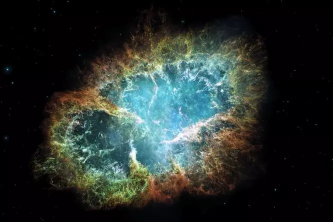 Crab Nebula-nyň merkezine syýahat ediň: Wideo 328769_2