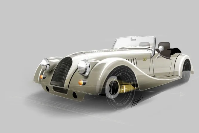 Morgan completa la produzione di un'auto sportiva, che è apparsa nel 1950