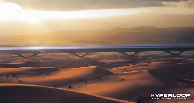 Hyperloop TT na-ezube iwuga ụzọ kilogram 10 na abu Dhabi 330244_3