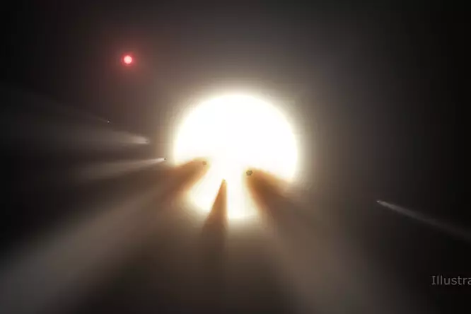 Fant en ny forklaring på den mystiske flimmer av stjernen Kic 8462852 336075_2