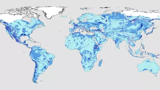 Grounderaýat suw planetalaryny karta: Suwda kynçylyk çekýärsiňizmi? 341284_3