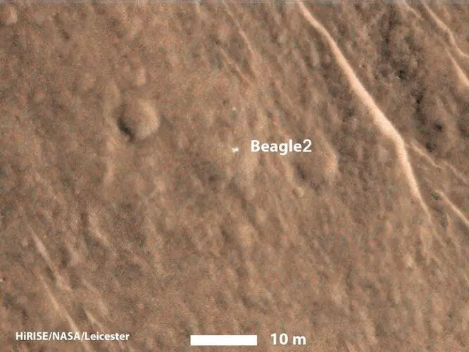 Mae'r gwrthrych a ddenodd sylw Mars Reconnaissance Orbiter yn fwyaf tebygol o fodiwl coll