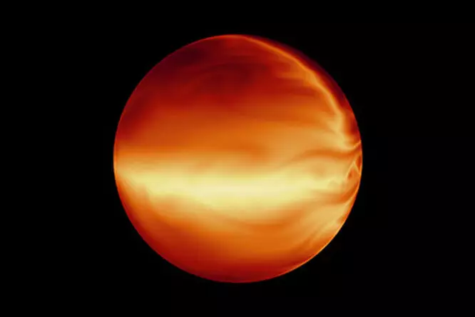 Hot Jupiter Rotation attorno alla stella del sole mostrata sul video 345422_2