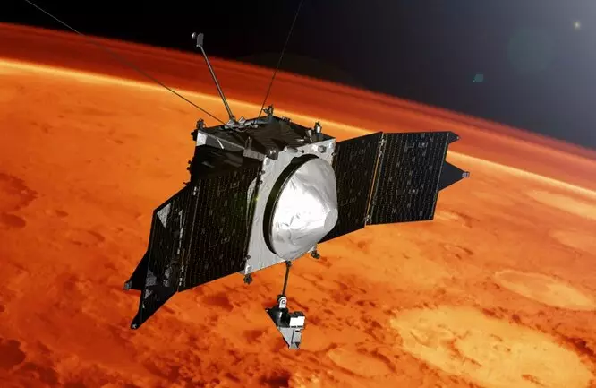 Moln och polära balkar finns i Atmosfären av Mars 348027_4