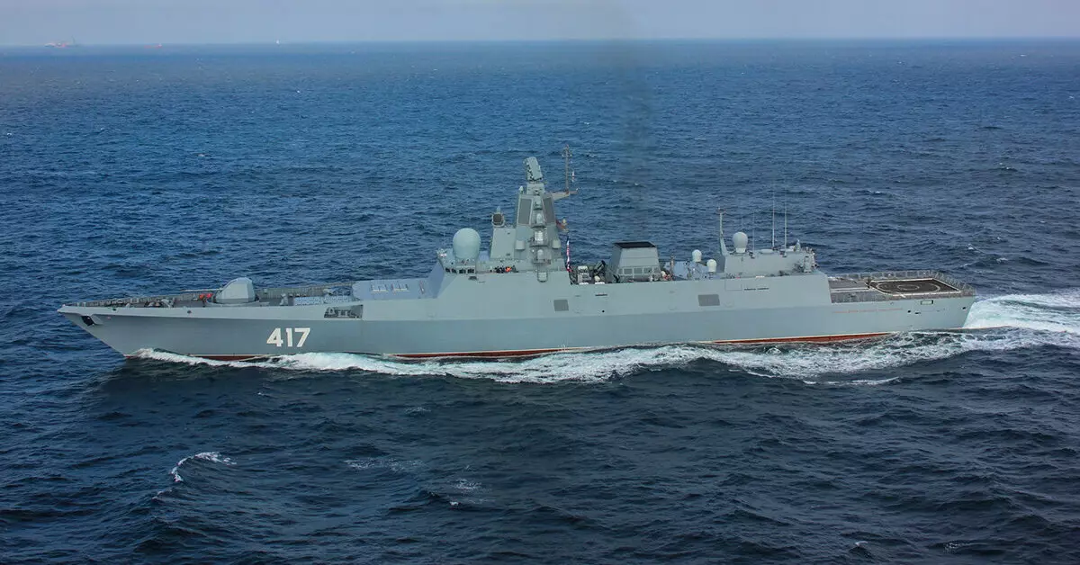 Ang unang "zircon" ay makakatanggap ng frigate ng Navy of Russia