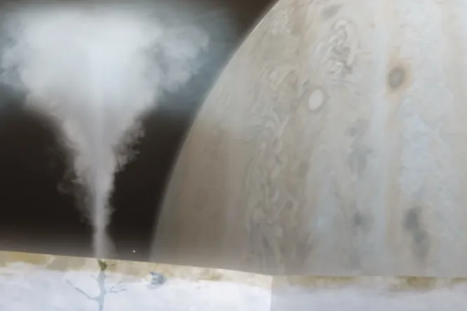 Canfu NASA ddigonedd o ddŵr ar y lleuad o Jupiter: Geysers Ewropeaidd