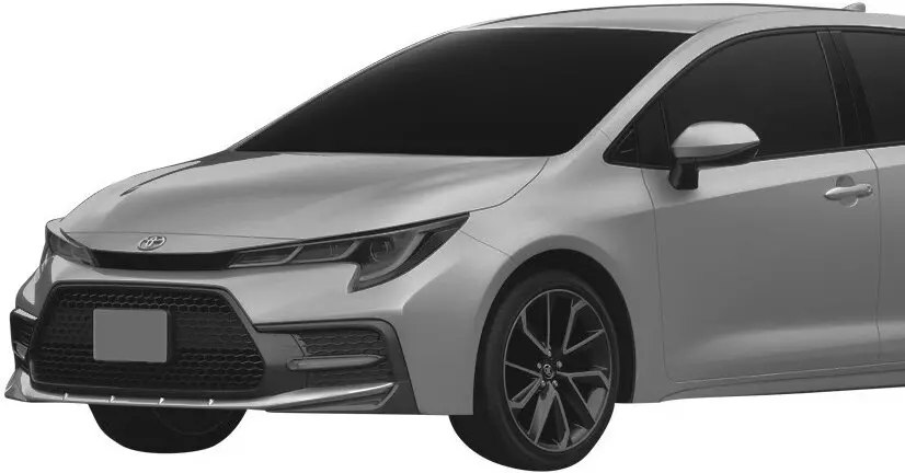 TOYOTA COROLLA Opatentowana w Rosji z projektem amerykańskiego modelu