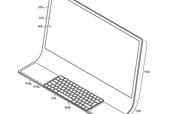 Apple komputerek pêbawer imac patent kir