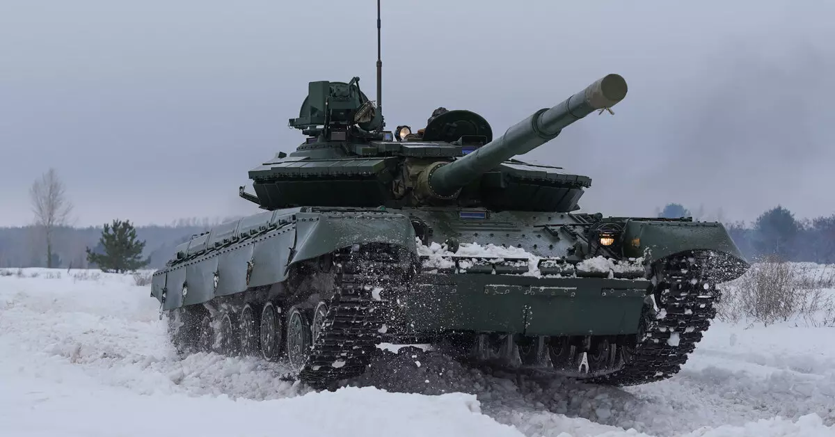 Ukraina menunjukkan kemampuan T-64 Tank