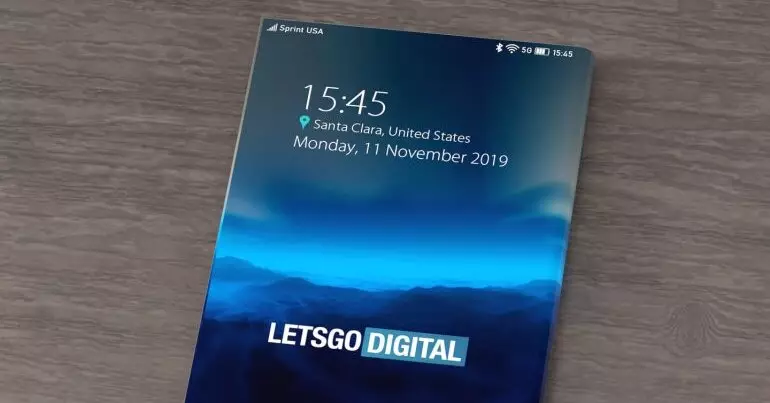 Intel breveté une nouvelle conception de smartphone pliante