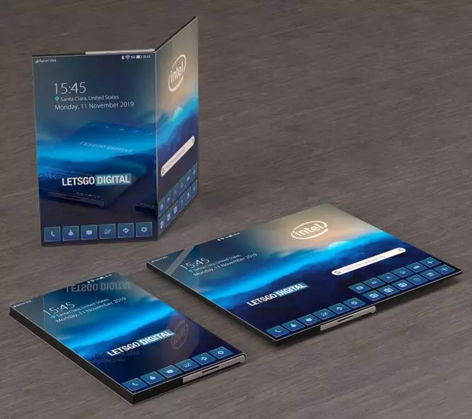 Intel brevettat disinn ġdid ta 'smartphone li jintlewa 4671_2