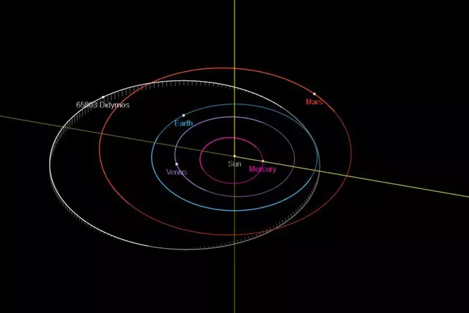 Orbit astéroïde didim