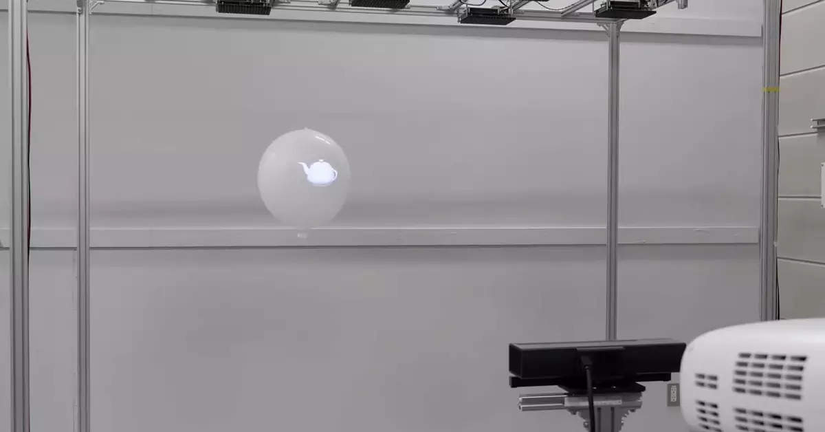 Les ingénieurs japonais ont transformé un ballon en un affichage interactif