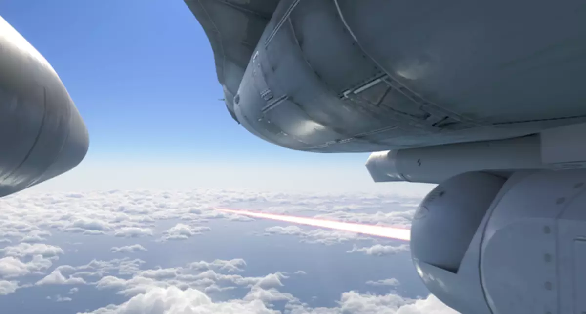 Lockheed Martin toande it konsept fan it ûntwikkele taktyske Airborne Laser Wapen System System, dat is ûntwurpen foar anty-missile ferdigening fan it fleantúch mei lasers